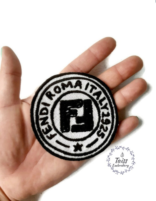 Fendi Embroidered Patch – Embroidery Taiss