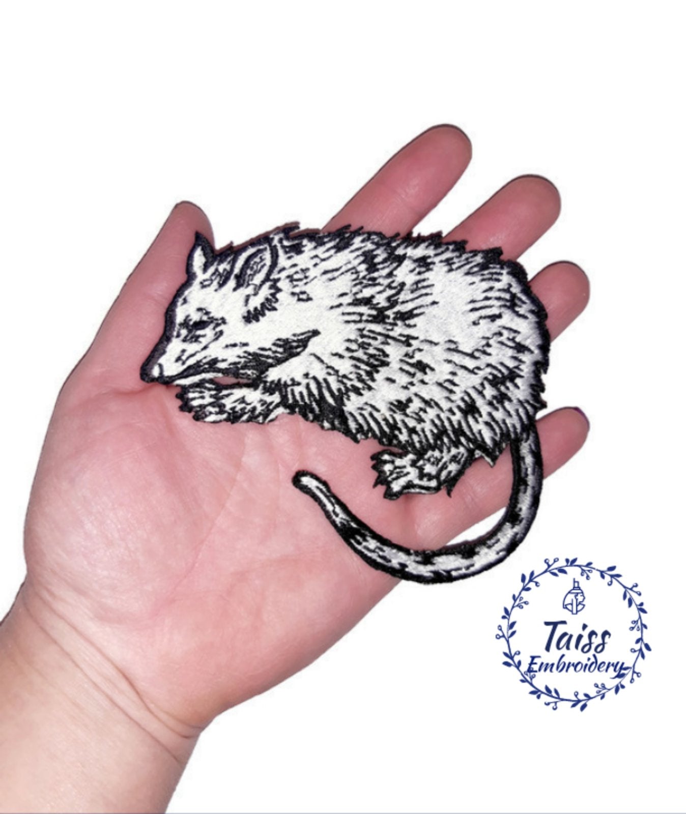 Punk Possum Patch – Embroidery Taiss