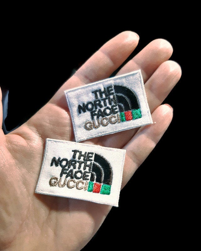 The north face, set 2p designer patches, embroidered iron on patch ...